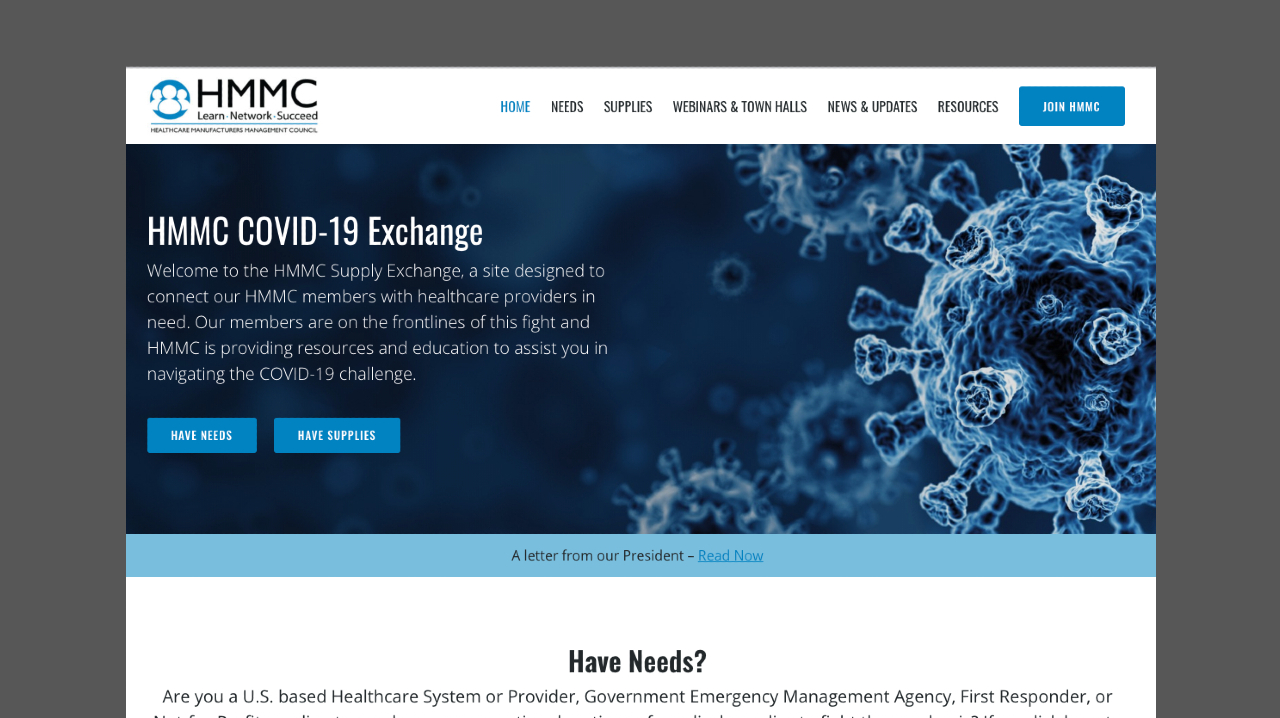 HMMC launches COVID-19 product exchange site for health-care providers ...